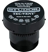 Studor 20341 Mini-ventilación Válvula de admisión de aire con adaptador ...