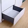 DBR Kitchen Slim Tandem Box for Drawer System With Soft Close Load Capacity Upto 40 Kg (Grey, 4 ...