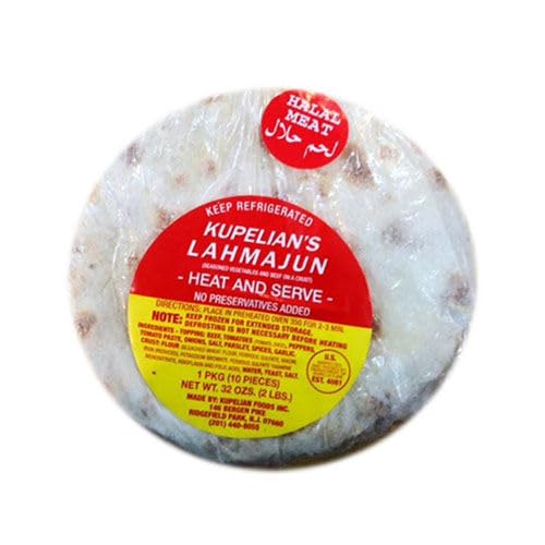 Amazon.com: KUPELIAN Frozen Halal Mild Lahmacun 1.1kg (10pc) : Grocery ...