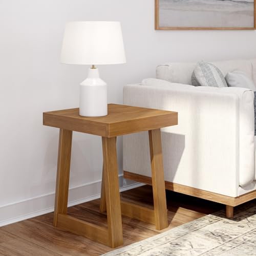 Amazon.com: Plank+Beam Classic Rectangular Side Table, 25", Slim Side ...