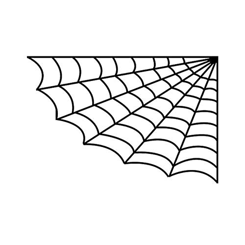 Corner Spider Web Template