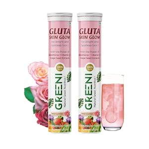 Greeni Glutathione Gluta Glow Helps Tablets In Bright & Spotless Skin ...