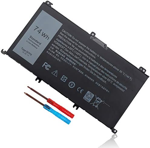 Amazon.com: 74Wh Type 357F9 71JF4 Laptop Battery for Dell Inspiron 15 ...