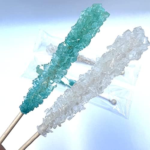 Amazon.com : Classic Rock Candy Sticks, Sugar Rock Crystal Lollipops ...