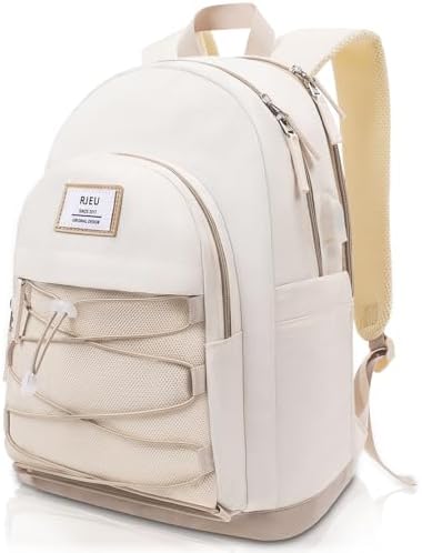 Amazon.com: RJEU School Backpack for Teen Girl,Laptop Backpack Bookbag ...