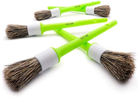 COTTAM Valet Detailing Brushes (0.5" Brush Set) - For Cleaning and ...