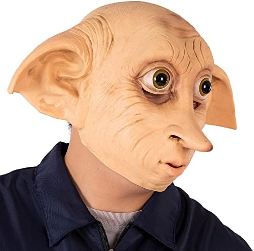 Dobby Mask Elf Ears Full Head Mask Realistic Latex Mask Cosplay Costume ...