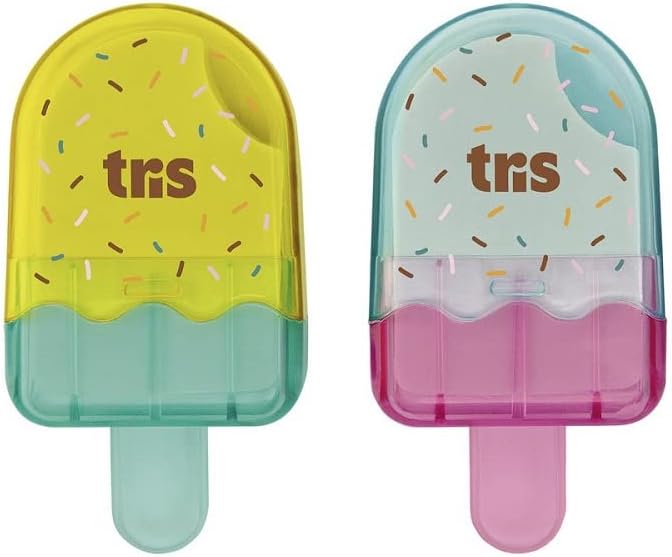 Kit com 2 Borrachas Picolé Holic Fofurices TRIS : Amazon.com.br: Papelaria e Escritório