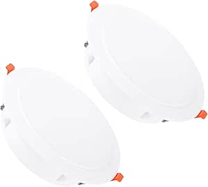 Amazon.com: PATIKIL 8" Spring Ceiling Cover Plate, Recessed Light Trim ...