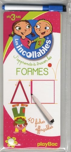 Amazon.fr - J'apprends à tracer les formes: 40 fiches effaçables, dès 3 ...