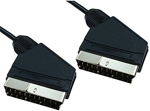 Bluecharge Direct 1.5m SCART Lead Cable FULLY WIRED 21 Pin RGB SKY TV ...
