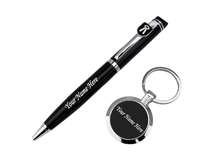 53Printz Personalized Pen & Keychain With Your Name Permanently ...