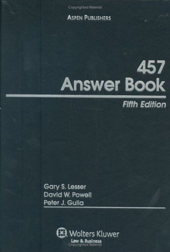 457 Answer Book, Fifth Edition: Gary S. Lesser, David W. Powell and ...