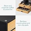 Amazon.com: Navaris Bamboo Coffee Pod Drawer Organizer - Capsule ...
