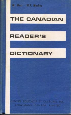 The Canadian Reader's Dictionary: Michael West: Amazon.com: Books