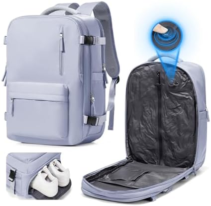 Amazon.com | Vacuum Seal Travel Backpack Built-in Pump,Air Compression ...