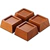 Amazon.com: Lufia Wood Bed Risers 2 Inch, Premium Pine Furniture Risers ...