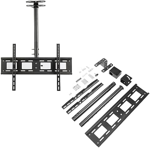 Amazon.com: Ceiling TV Mount, 360 Degree Rotation, Adjustable Hanging ...
