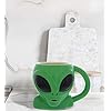 Amazon.com: Green Alien Cartoon Novelty Mug: Ceramic Cute Coffee Mugs ...