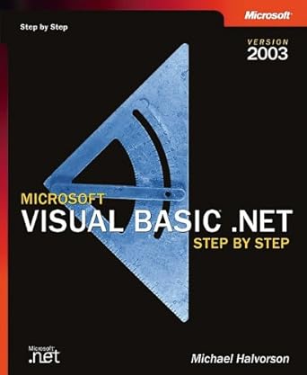 Microsoft Visual Basic .NET Step by Step-Version 2003: Amazon.co.uk ...