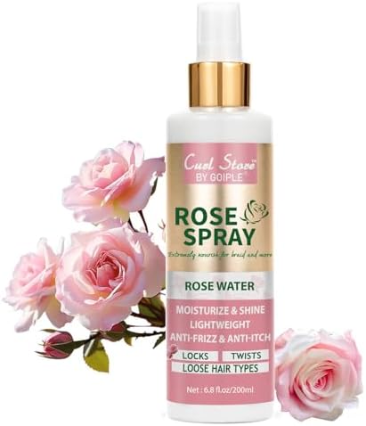 Amazon.com : Lockmio 6.8Fl.oz Rose Water Hair Spray for Scalp ...