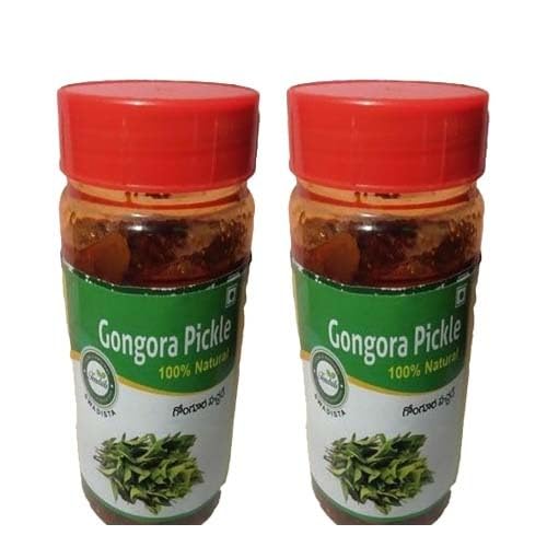 Tendrils Gongura Pickle (Sorrel Leaves) - Each 250 Gms Pack Of 2 ...