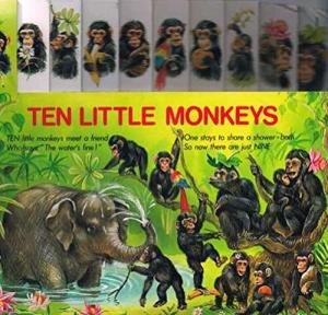 Ten Little Monkeys: Counting Book: Marie Wilcox: 9780861122592: Amazon ...
