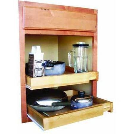 EXPANDABLE PULL OUT CABINET SHELF, WOOD : Amazon.in: Home & Kitchen