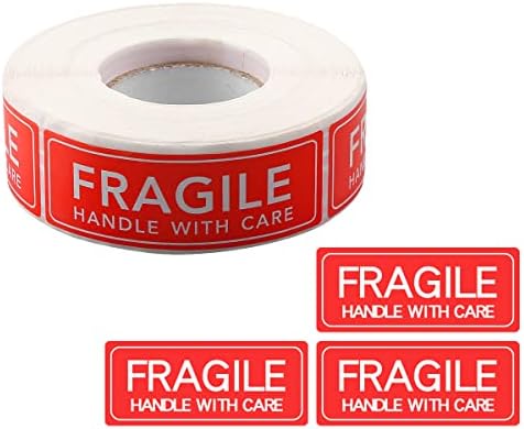 Jagowa 500PCS Fragile Sticker Handle with Care Warning Stickers Thank ...