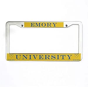 Amazon.com: Emory University Customized High Grade Aluminum Car Thin ...