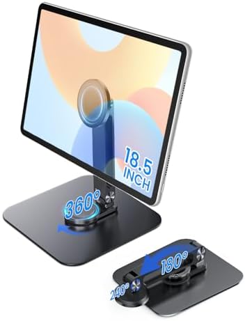 Amazon.com: Adjustable Portable Magnetic Monitor/iPhone/Tablet Stand ...