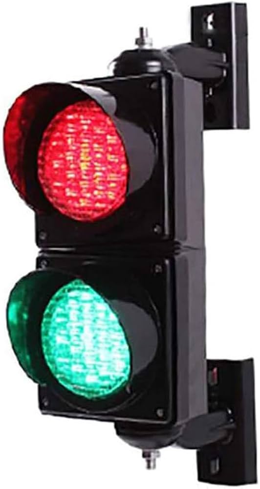 Traffic Lights Battery Powered Remote Control Battery Operated LED
