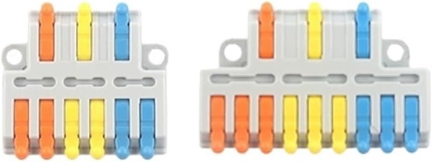 Amazon.com: Connector Terminal Block Quick Wire Conductor Connector ...