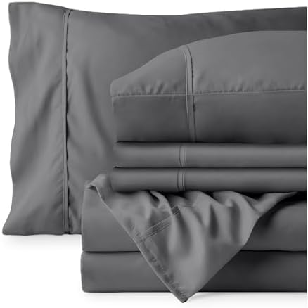 Amazon.com: Full XL 100% Microfiber Double Brushed Sheet Set - Extra ...