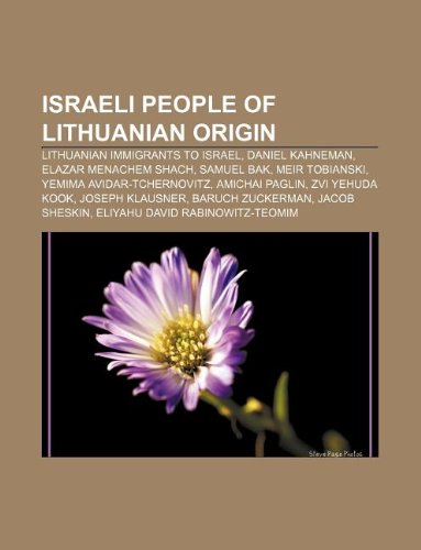 Amazon.co.jp: Israeli People of Lithuanian Origin: Lithuanian ...