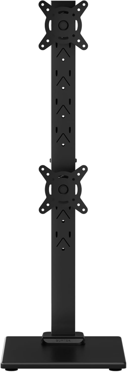 Suptek Dual Monitor Stand with Base- Vertical Stack Philippines | Ubuy