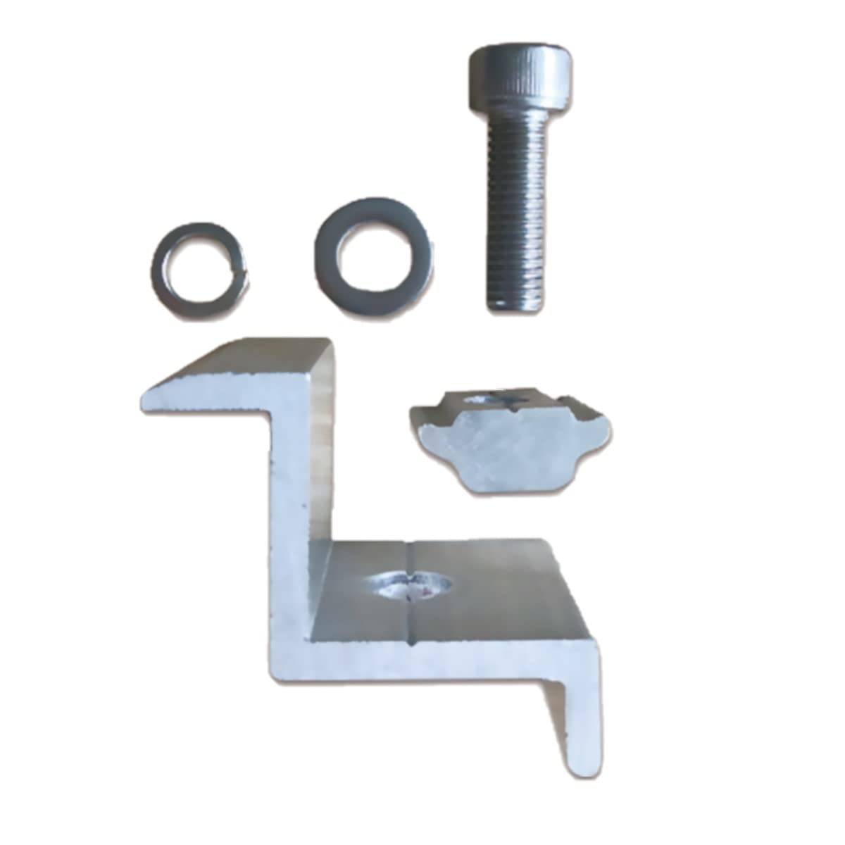 Snapklik.com : HOUSON 4 Pack Solar Panels Centre Clamp Aluminium PV ...