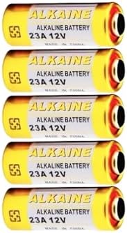 Batterie Alcaline 23A 12V, Blister di 5 Batterie per Telecomando ...