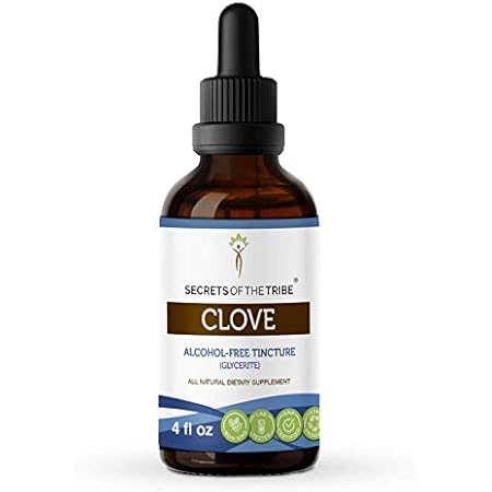 Amazon.com: Secrets of the Tribe Clove Tincture Alcohol-Free Liquid ...