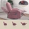 Amazon.com: REFICCER Recliner Chairs for Adults, Pink Rocker Recliners ...