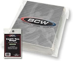 Amazon.com: Trading Card Supplies - TEAM BAGS ( 1000 Resealable Plastic ...