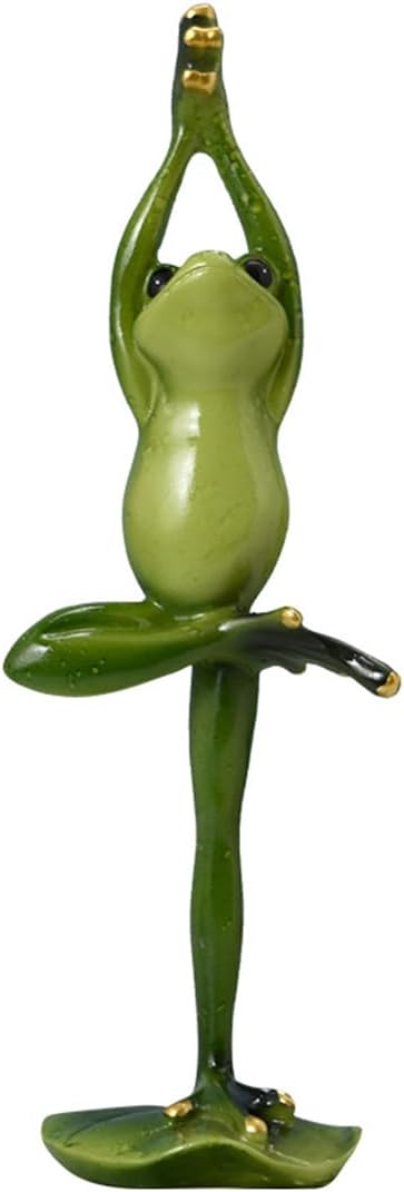Amazon.com: DREAMENGIC Frog Sculpture Statue Funny Resin Frog, Creative ...