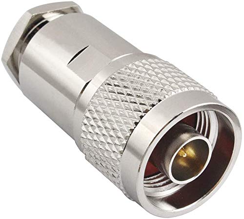 Buy 3AN Telecom N-Type Male Plug RF Connector Clamp Crimp for RG214 RG213 RG8 LMR400 Cable 1PCS ...