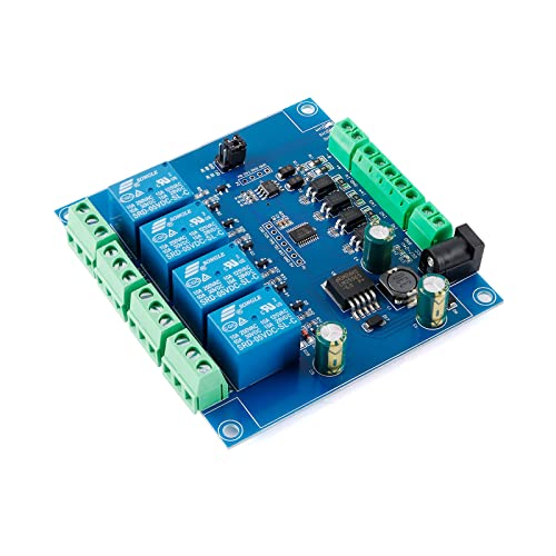 Snapklik.com : Modbus-Rtu 7-24V 4 Channel Relay Module Switch Modbus RTU Switch Input Output 5V ...