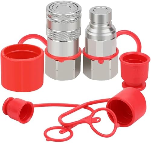 Amazon.com: Summit Hydraulics 3/4" NPT Skid Steer Flat Face Hydraulic ...