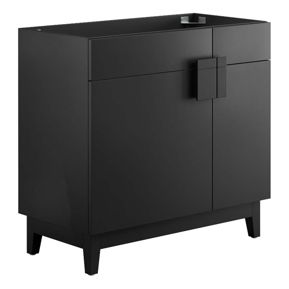 Amazon.com: Modway EEI-6400-BLK Miles 36” Bathroom Vanity Cabinet (Sink Basin Not Included ...