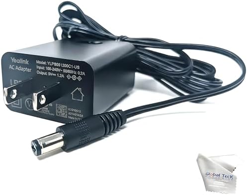 Amazon.com: Power Adapter for Yealink Phone T54W, T46U, MP54, MP56 ...