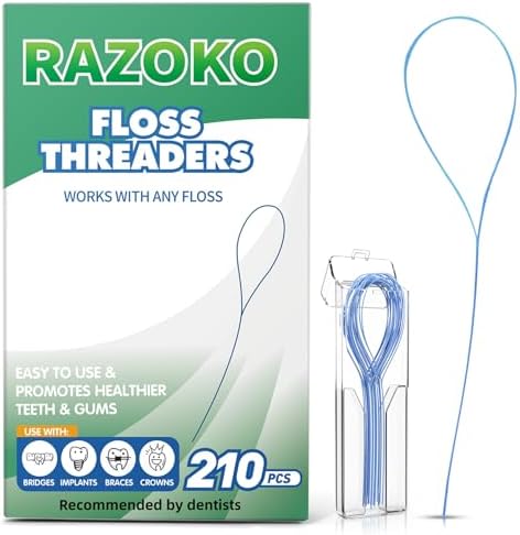 Amazon.com : BridgeAid Dental Floss Threaders (1 Pack of 50) : Health ...