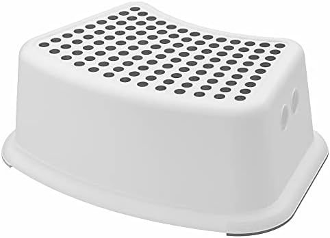 Straame Sturdy Step Stool for Bathroom, Practical Non-Slip Toilet Step ...