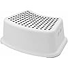 Sterun Plastic Child Step Stool with Anti-Slip Top, Non-Slip Toilet ...